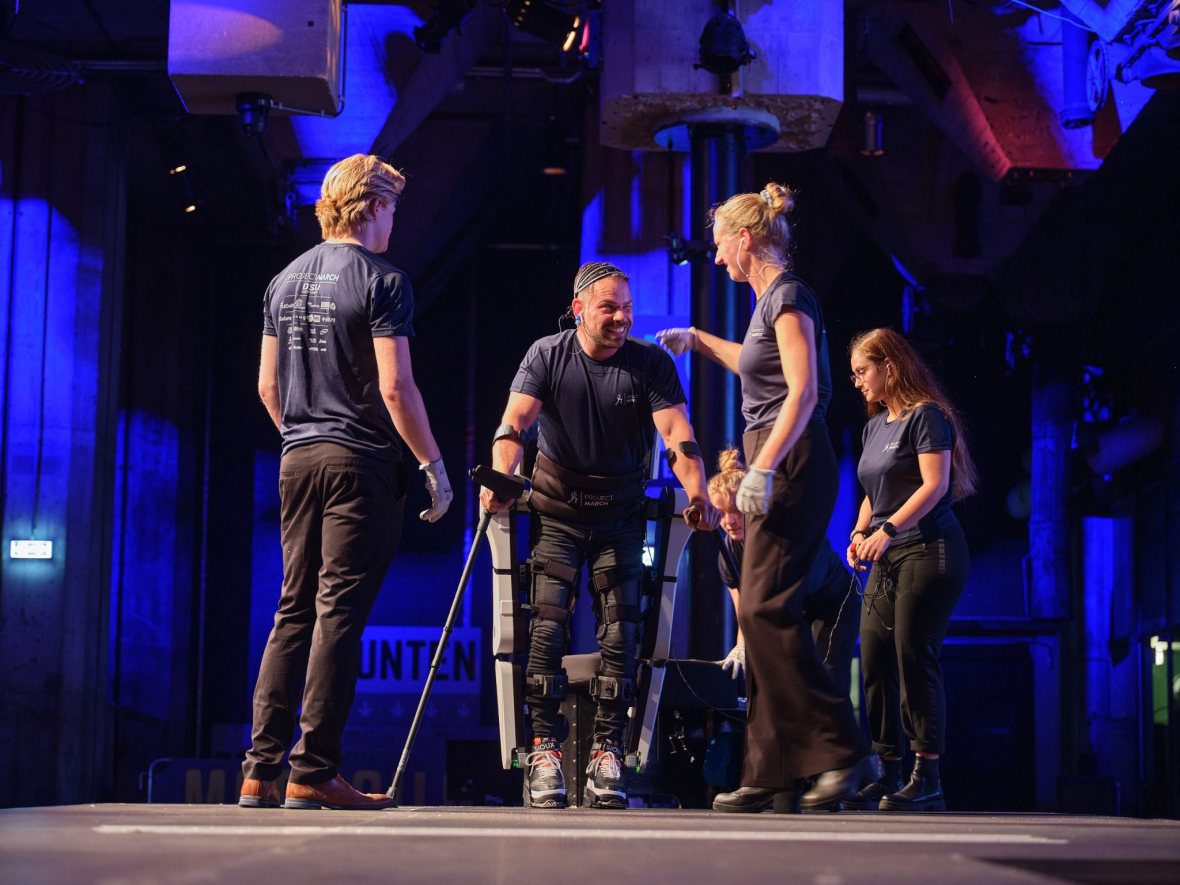 Project MARCH reveals new exoskeleton | Sioux Technologies